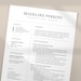 Teacher Resume Template Word, Google Docs, Apple Pages | Academic ...