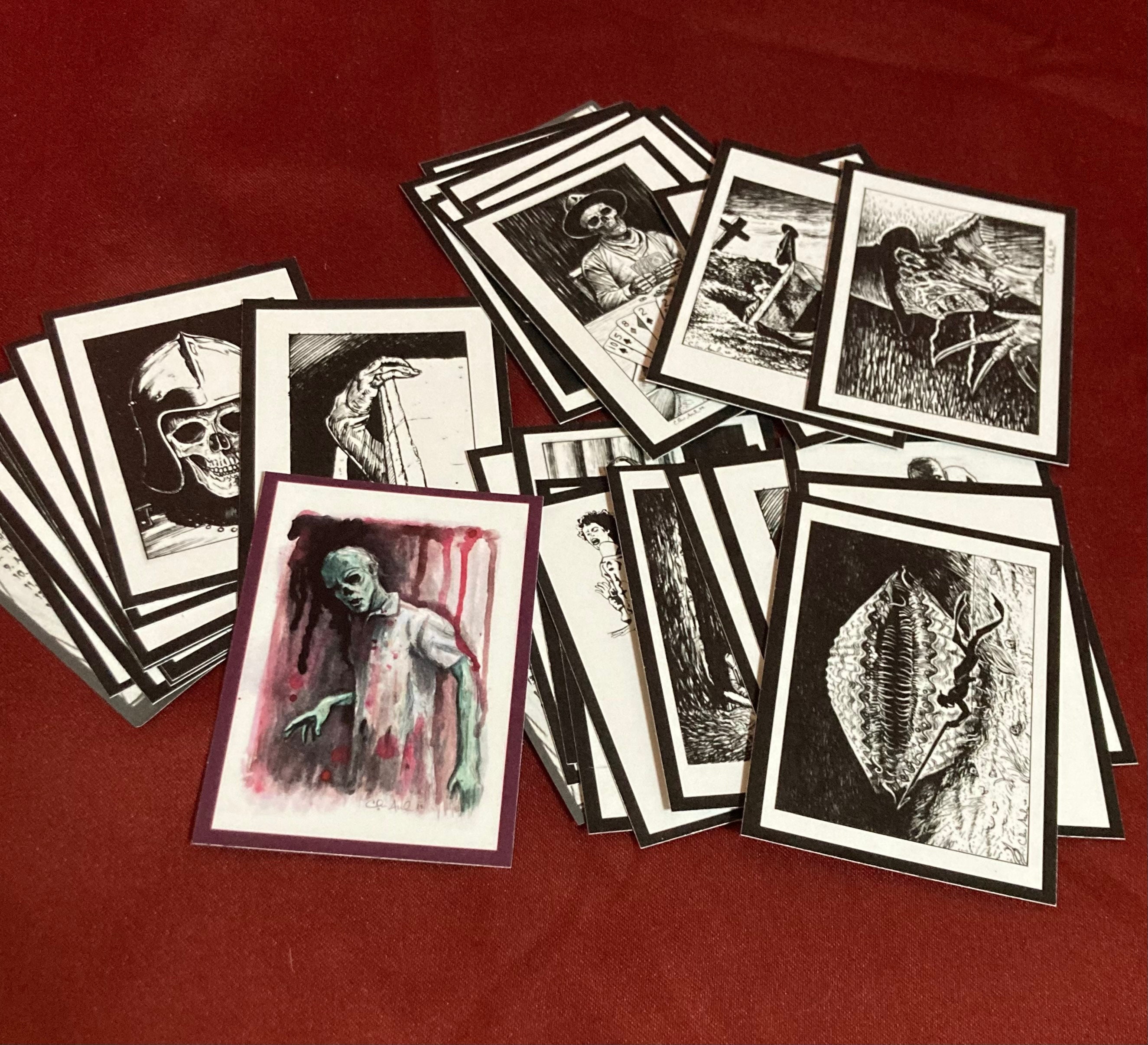 Spooky Pack Trading Cards - Etsy