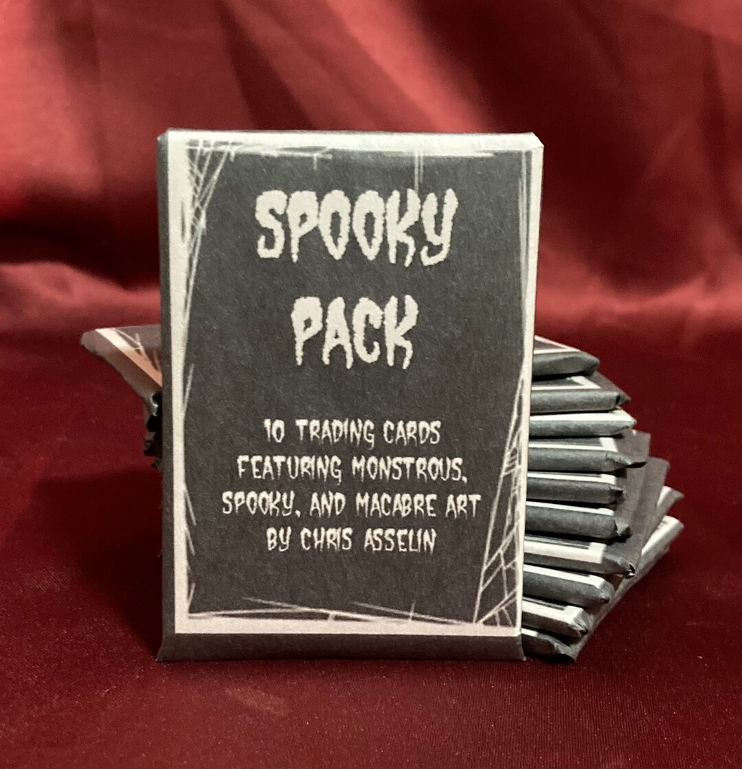 Spooky Pack Trading Cards - Etsy