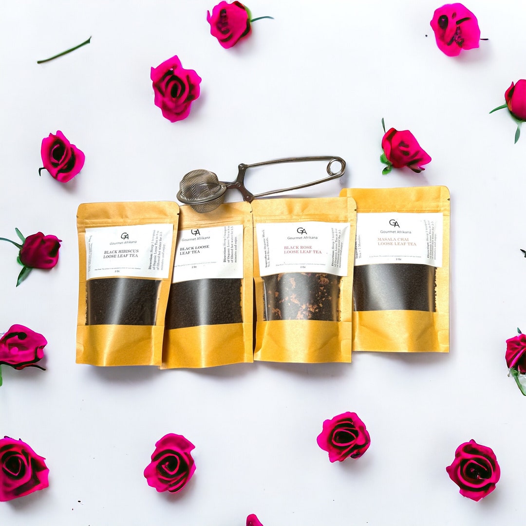 Organic Loose Leaf Tea Sample | 2 Oz Each|sample Pack | Rose Tea ...