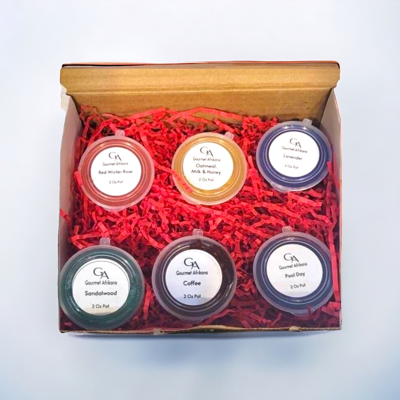Six Highly Scented Jelly Melts, Gel Wax Melts Gift Box, Sample Wax Melt ...