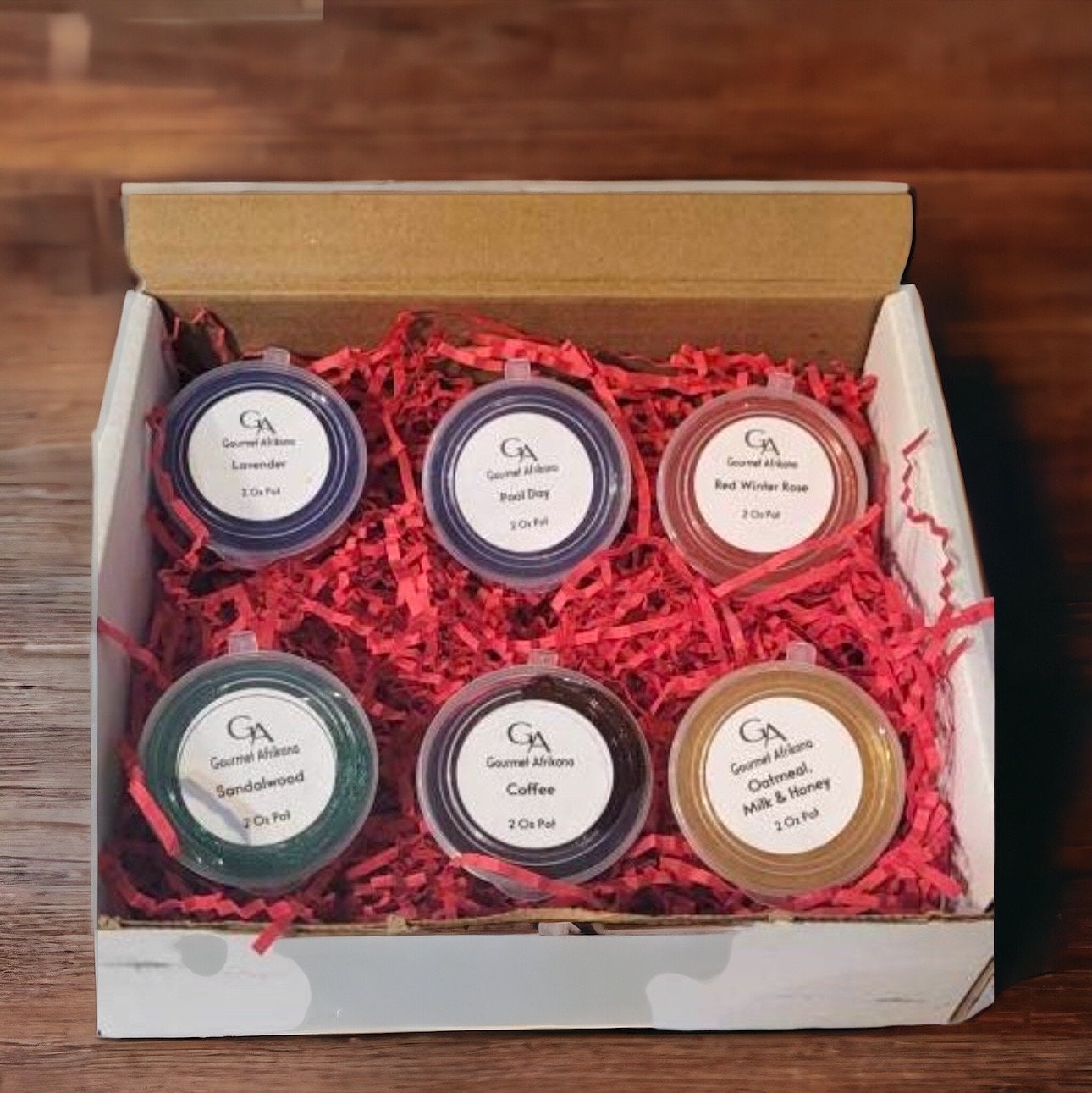 Six Highly Scented Jelly Melts, Gel Wax Melts Gift Box, Sample Wax Melt ...