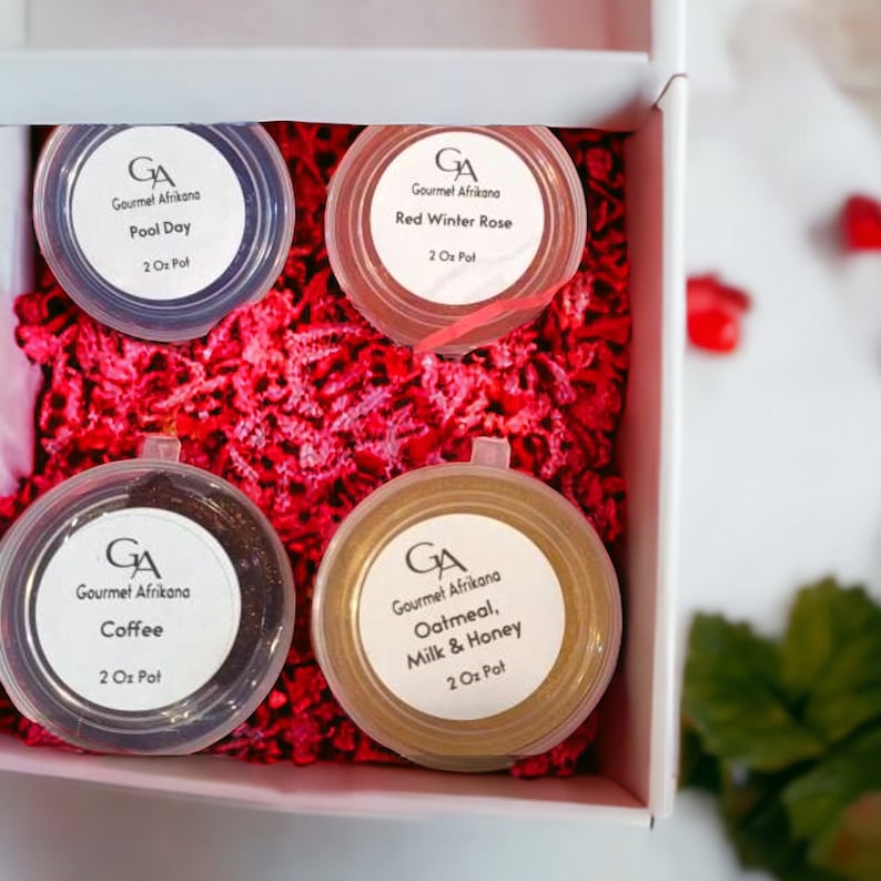 Six Highly Scented Jelly Melts, Gel Wax Melts Gift Box, Sample Wax Melt ...
