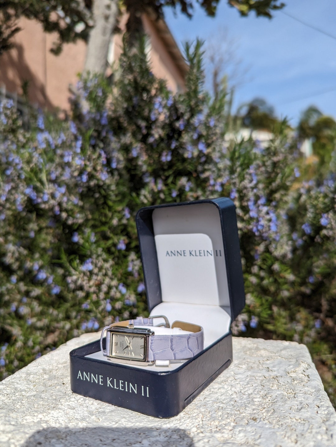 Ann Klein II Vintage Purple Watch Works - Etsy