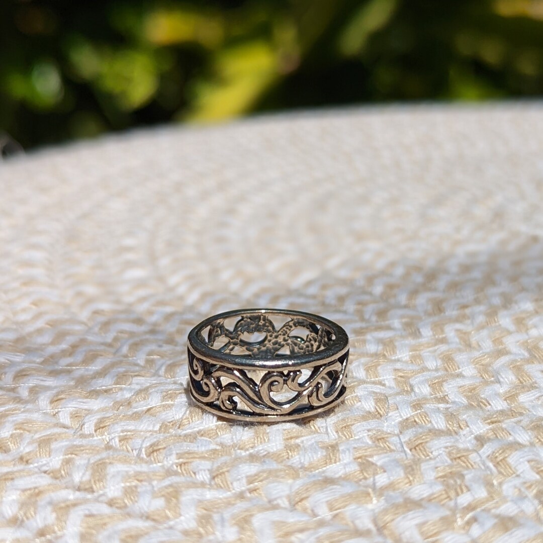 Cute Vintage Ivory Ring - Etsy