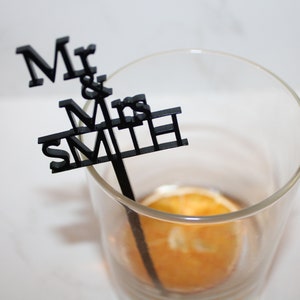 CUSTOM Drink Stirrers- Custom Stacked Drink Stirrers- Personalized ...