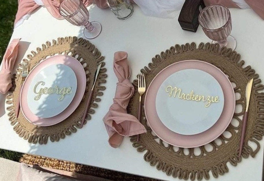 CUSTOM Name Plates Laser Cut Name Plate Birthday Name - Etsy
