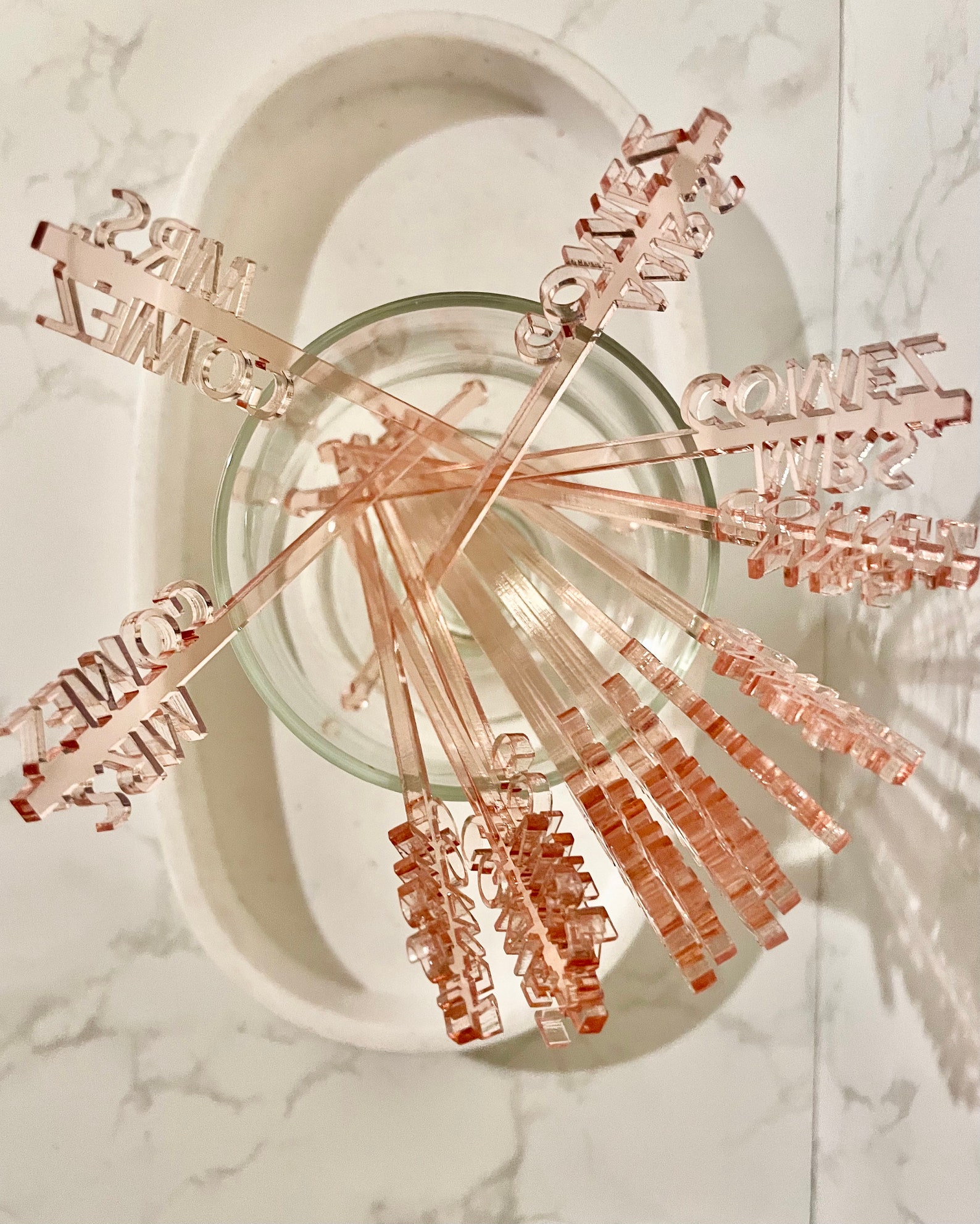 CUSTOM Drink Stirrers Personalized Drink Stirrers Laser Cut Party Decor ...