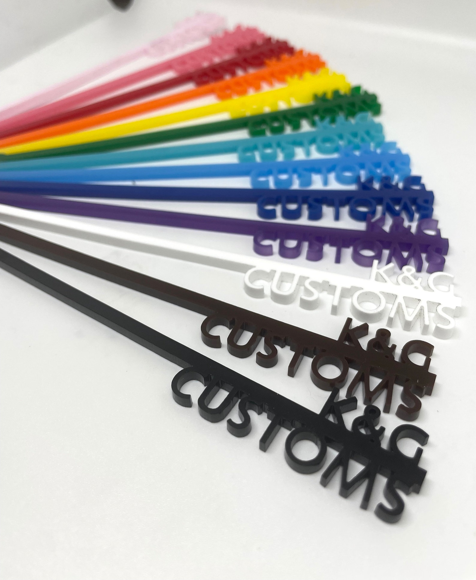 CUSTOM Drink Stirrers Personalized Drink Stirrers Laser Cut Party Decor ...