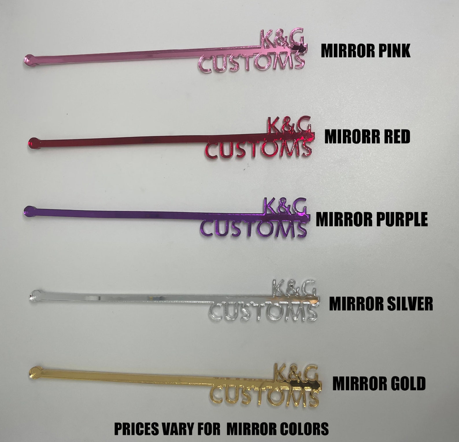 CUSTOM Drink Stirrers Personalized Drink Stirrers Laser Cut Party Decor ...