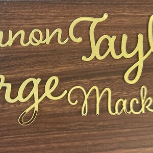 CUSTOM Name Plates- Laser Cut Name Plate- Birthday Name Plates- Kids ...