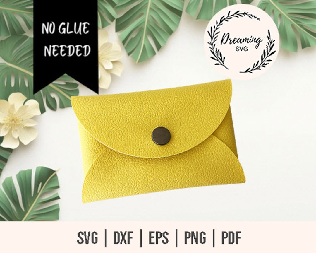 No Glue Card Wallets SVG - Coin Purse SVG - No Sew No Glue Wallets SVG ...