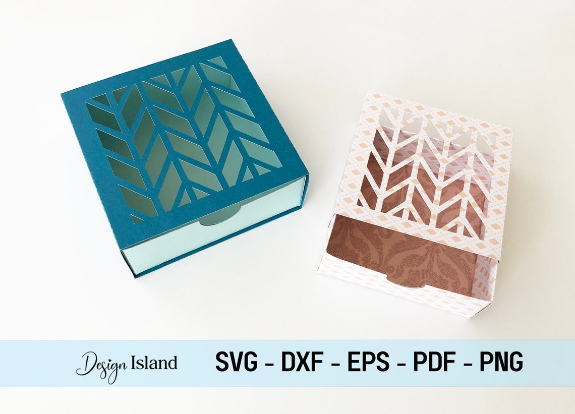 Drawer Box SVG Template Slide Box Template Jewelry Box - Etsy