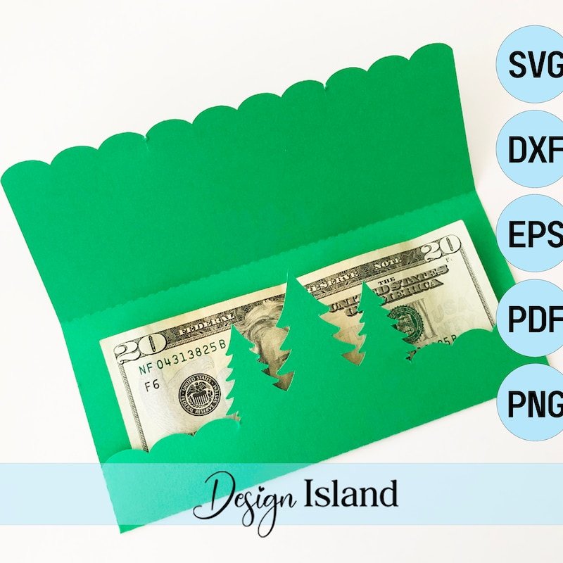 Christmas Money Holder Svg - Etsy Canada