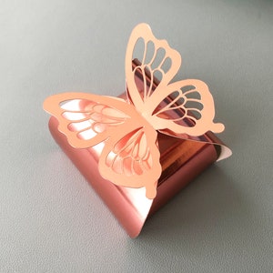 Butterfly Box SVG Butterfly Gift Box Template Twist Box - Etsy