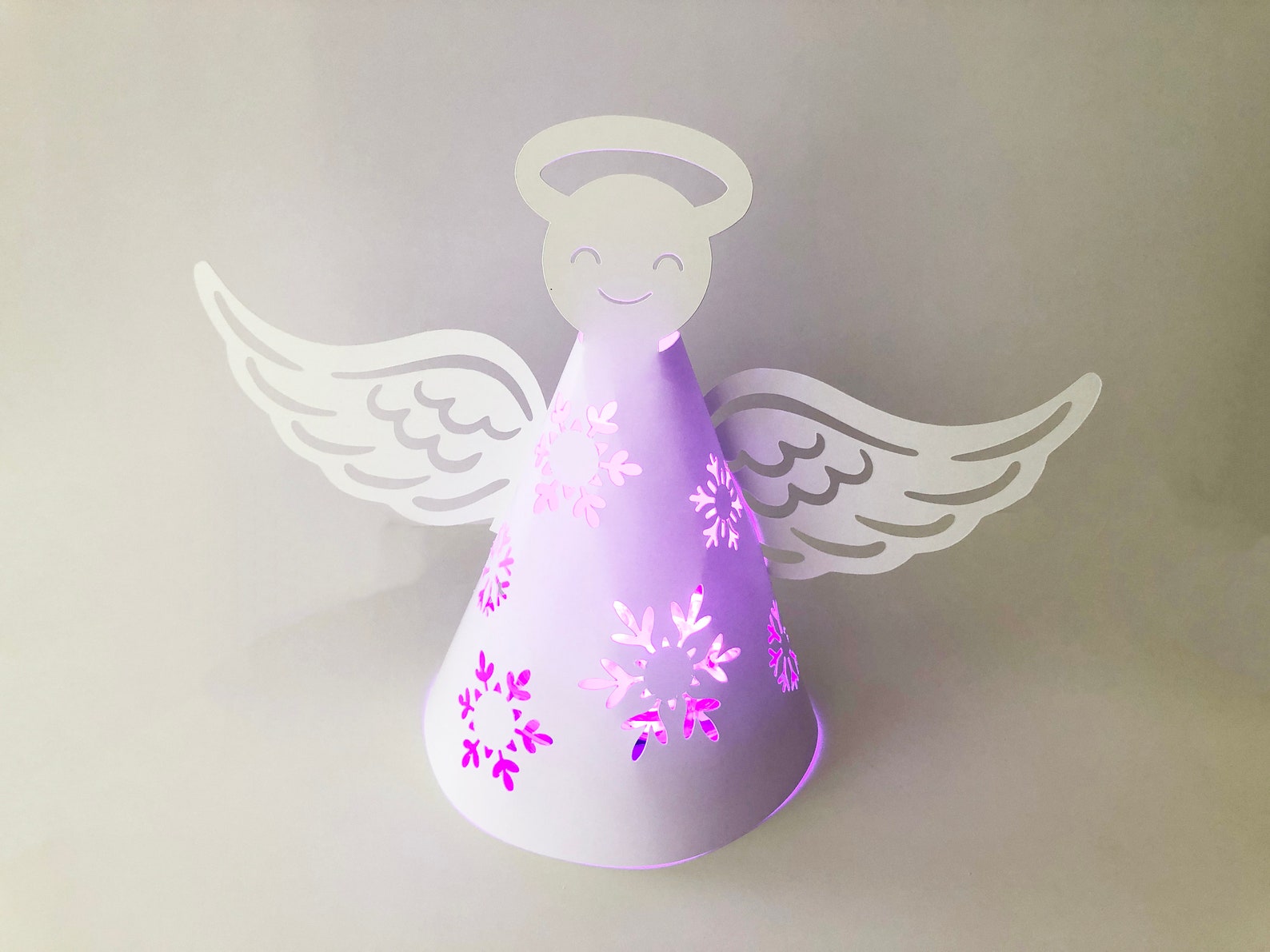 3D Angels SVG Templates - Angel Pendant SVG - Angel Centerpieces ...