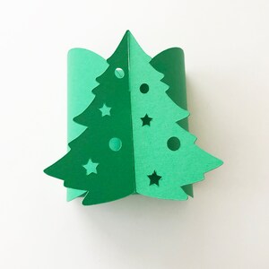 Christmas Tree Box SVG - Christmas Tree Gift Box Template - Twist Box ...