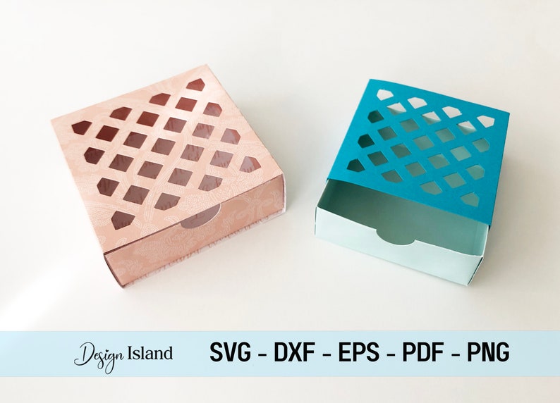 Drawer Box SVG Template Slide Box Template Jewelry Box - Etsy