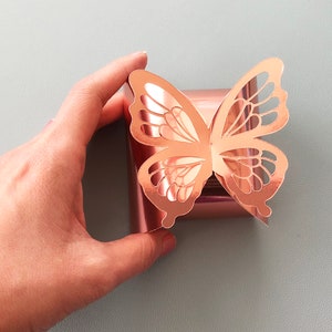 Butterfly Box SVG Butterfly Gift Box Template Twist Box SVG No Glue Box ...