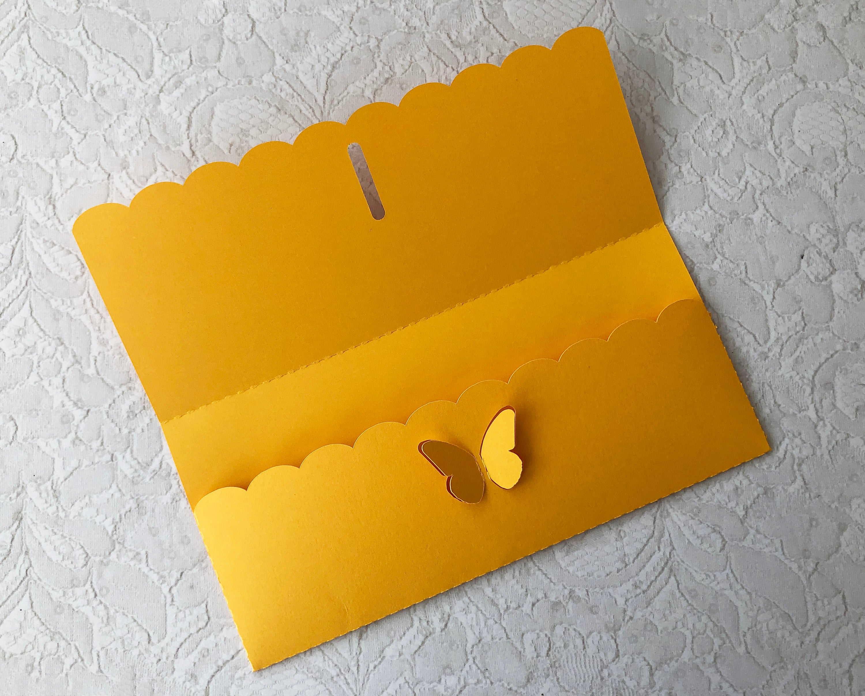 Money Holder Card SVG Scallop Money Card SVG Money Holder - Etsy