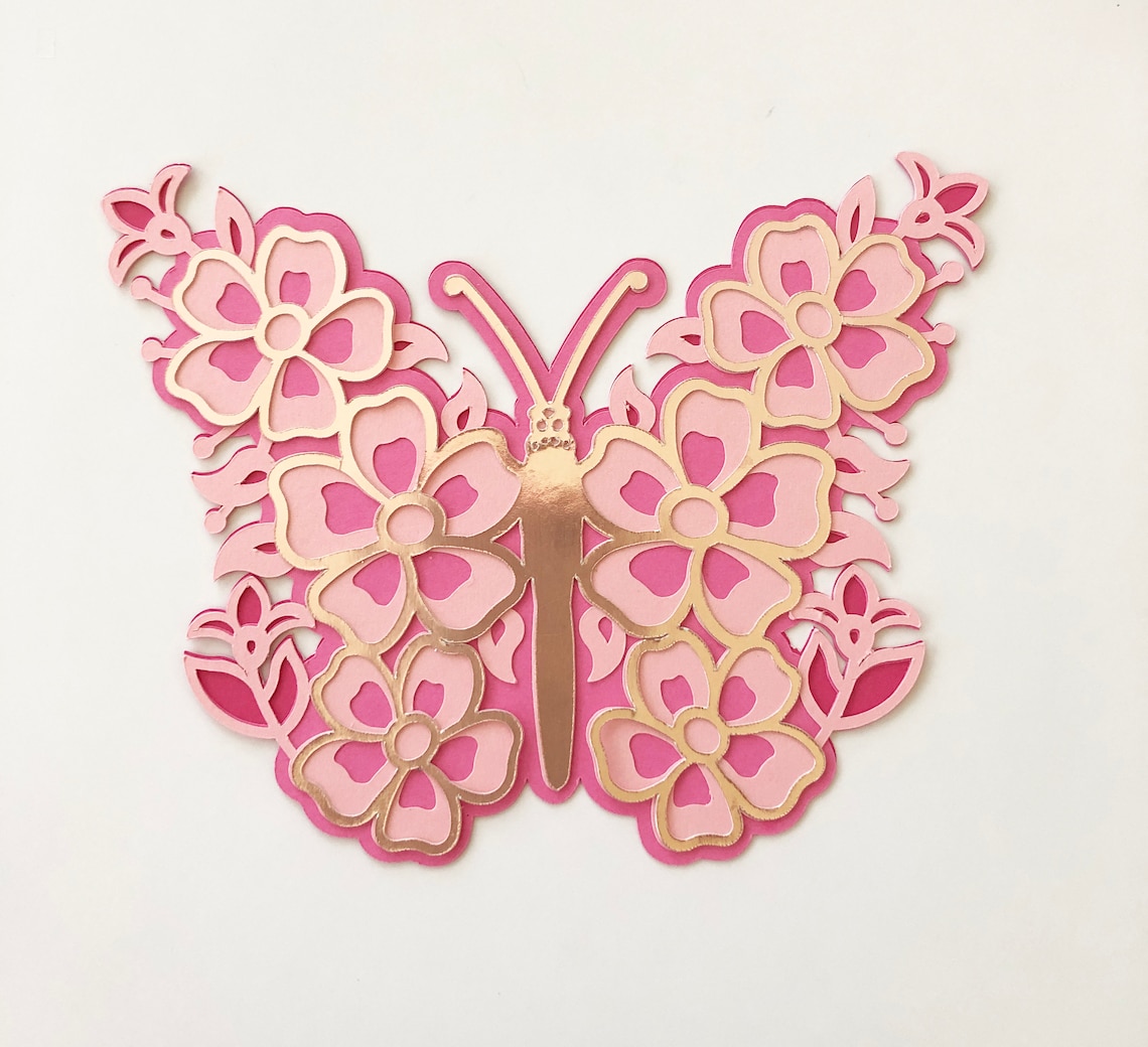 Layered Butterfly SVG Butterfly SVG 3D Butterfly Svg - Etsy