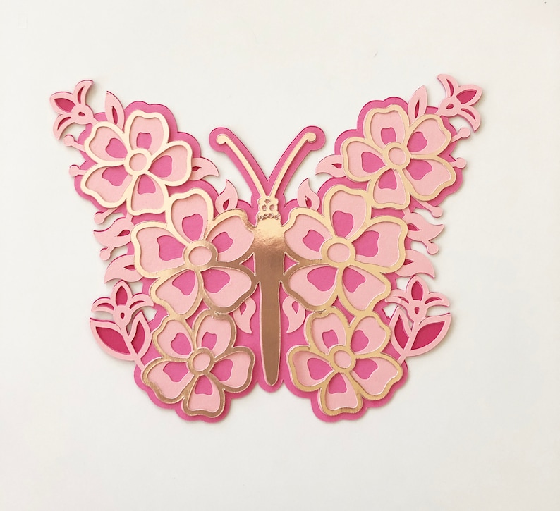 Layered Butterfly SVG Butterfly SVG 3D Butterfly Svg - Etsy