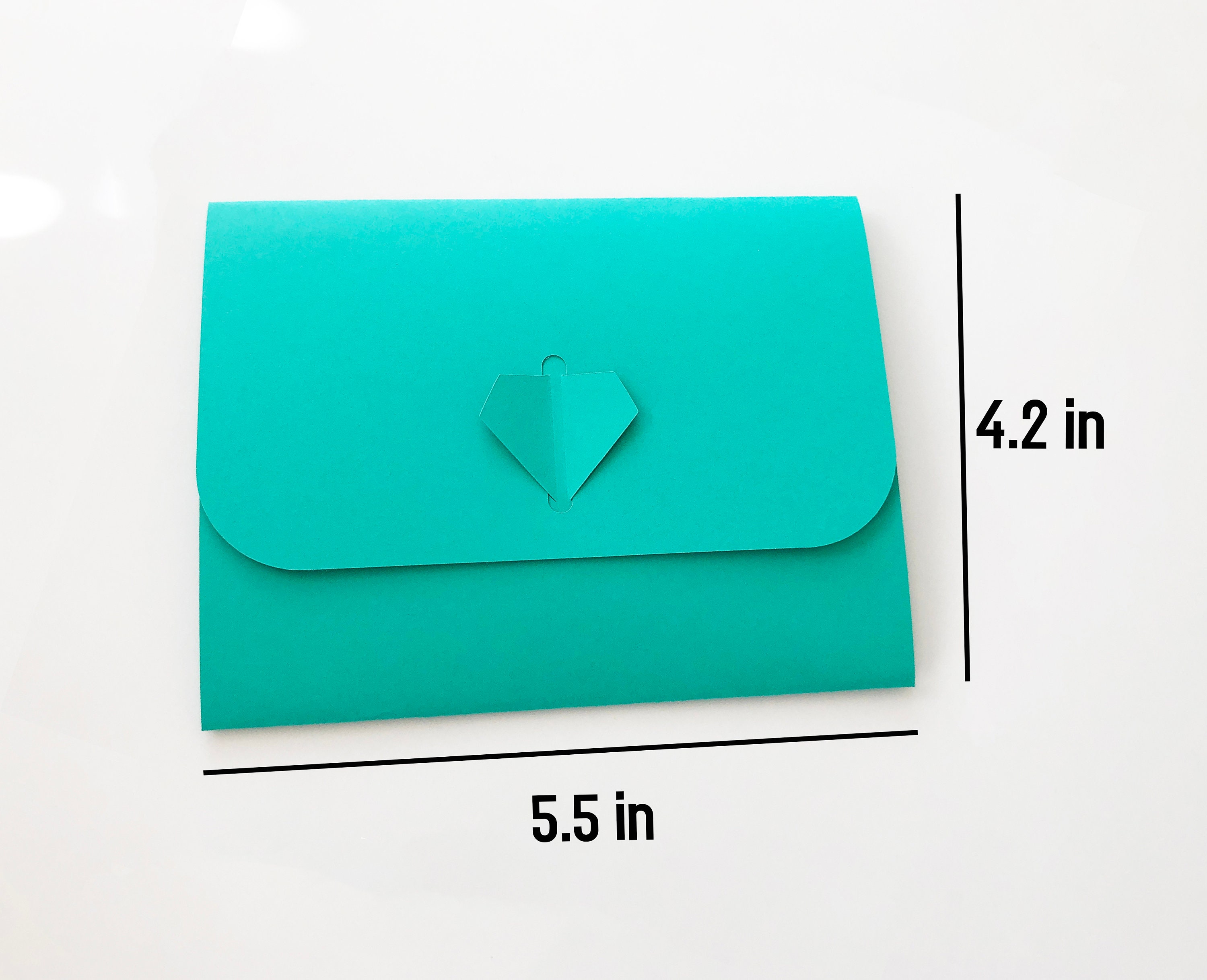 Diamond Envelope Cut Files for Silhouette/ Cricut No Glue - Etsy