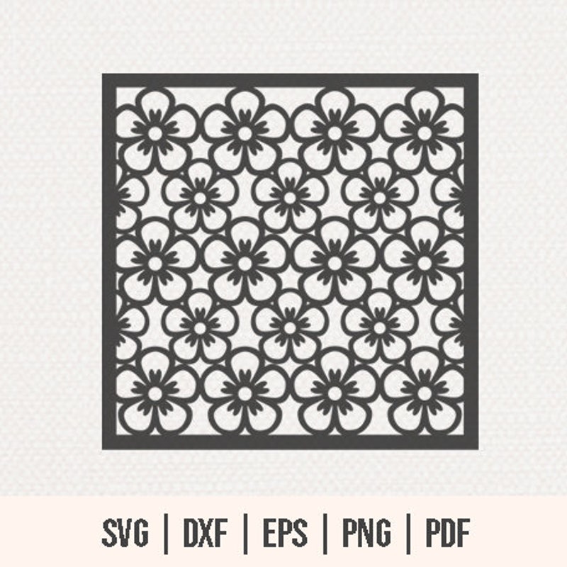 Floral Pattern Svg - Etsy
