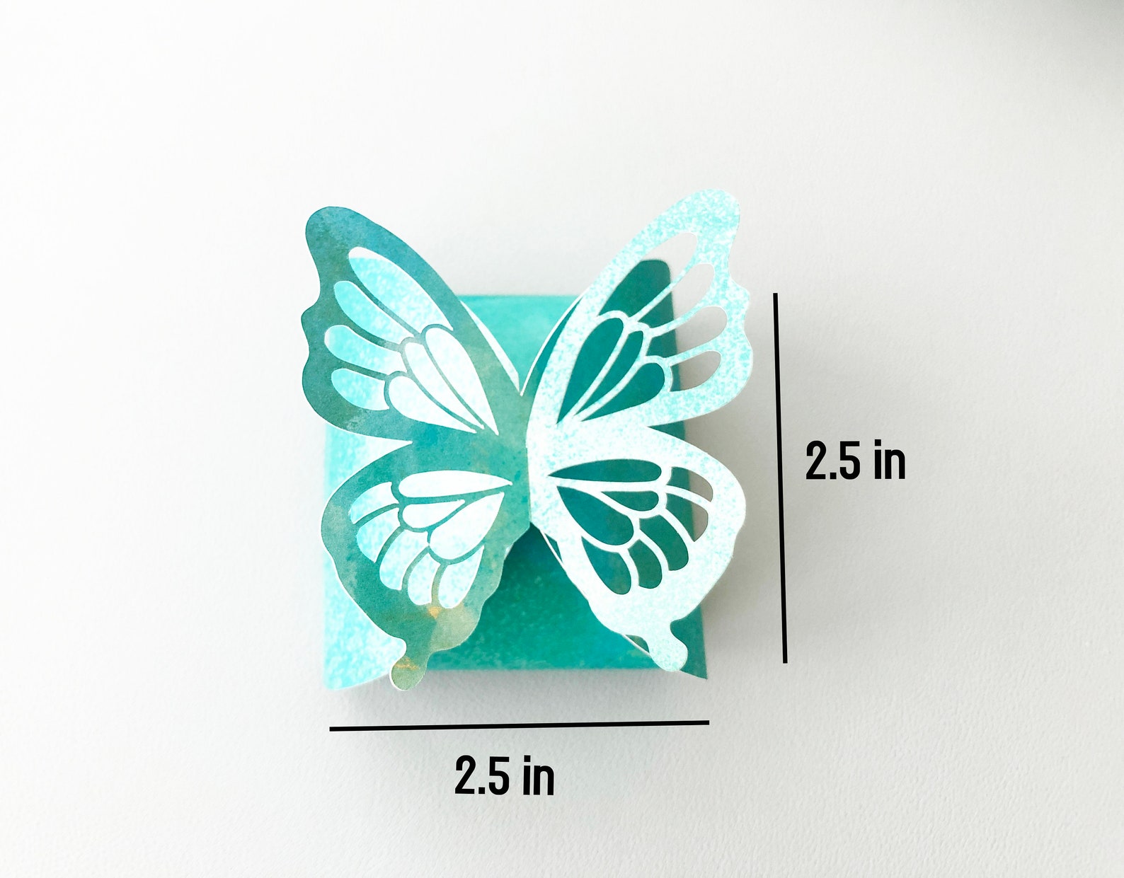 Butterfly Box SVG Butterfly Gift Box Template Twist Box - Etsy