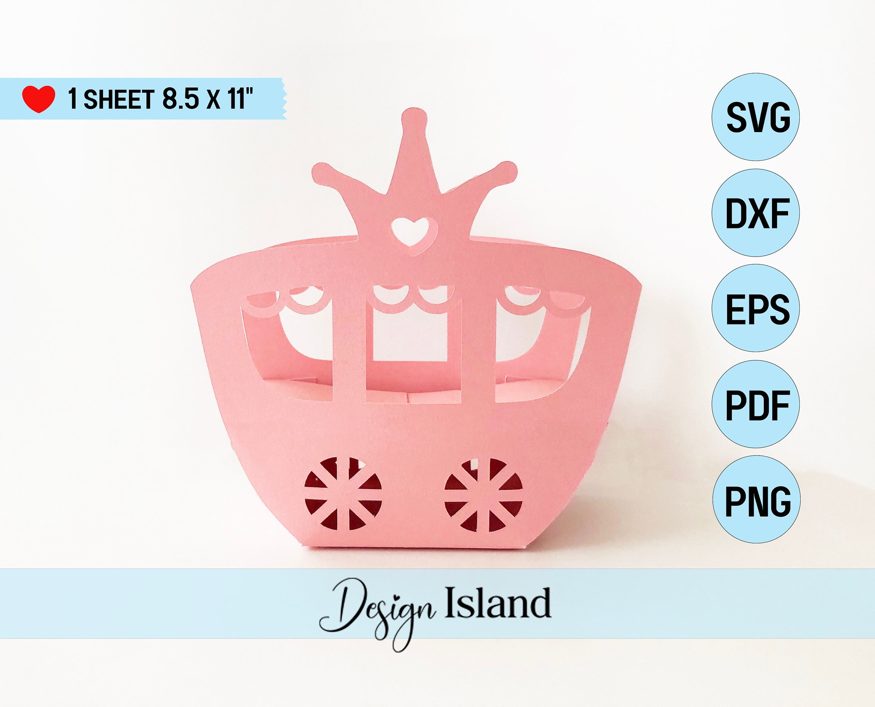 Princess Carriage Template