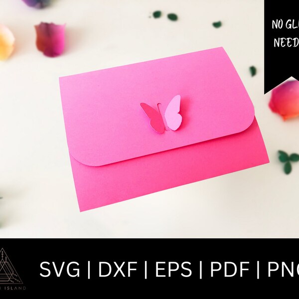 Butterfly Envelope Template - Etsy