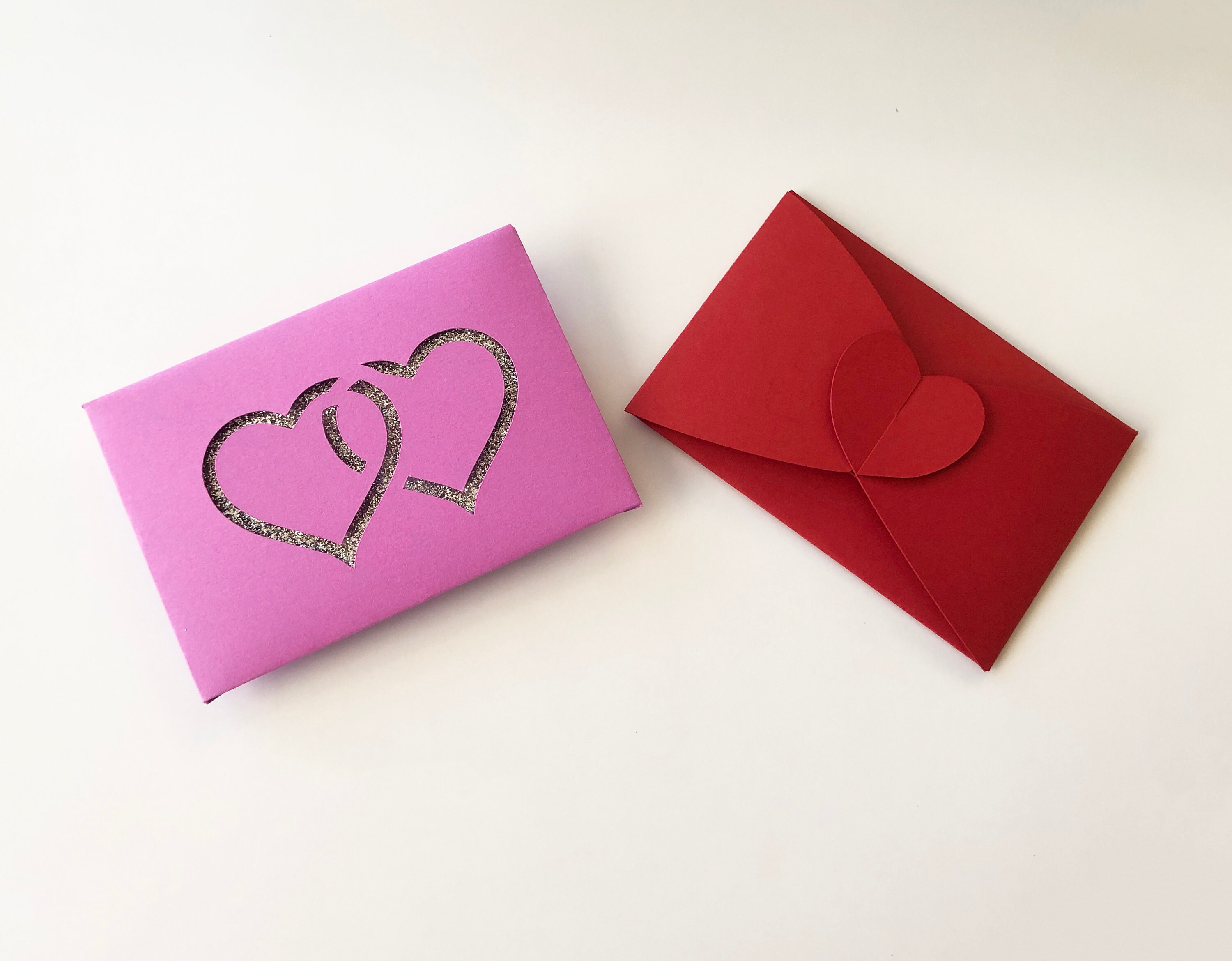 Hearts Gift Card Holder SVG - Gift Card Holder SVG - No Glue Needed ...