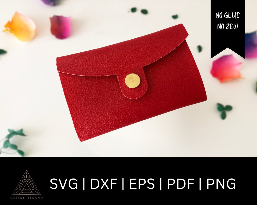 Card Wallets SVG Coin Purse SVG No Sew No Glue Wallets SVG Wallet Pouch ...