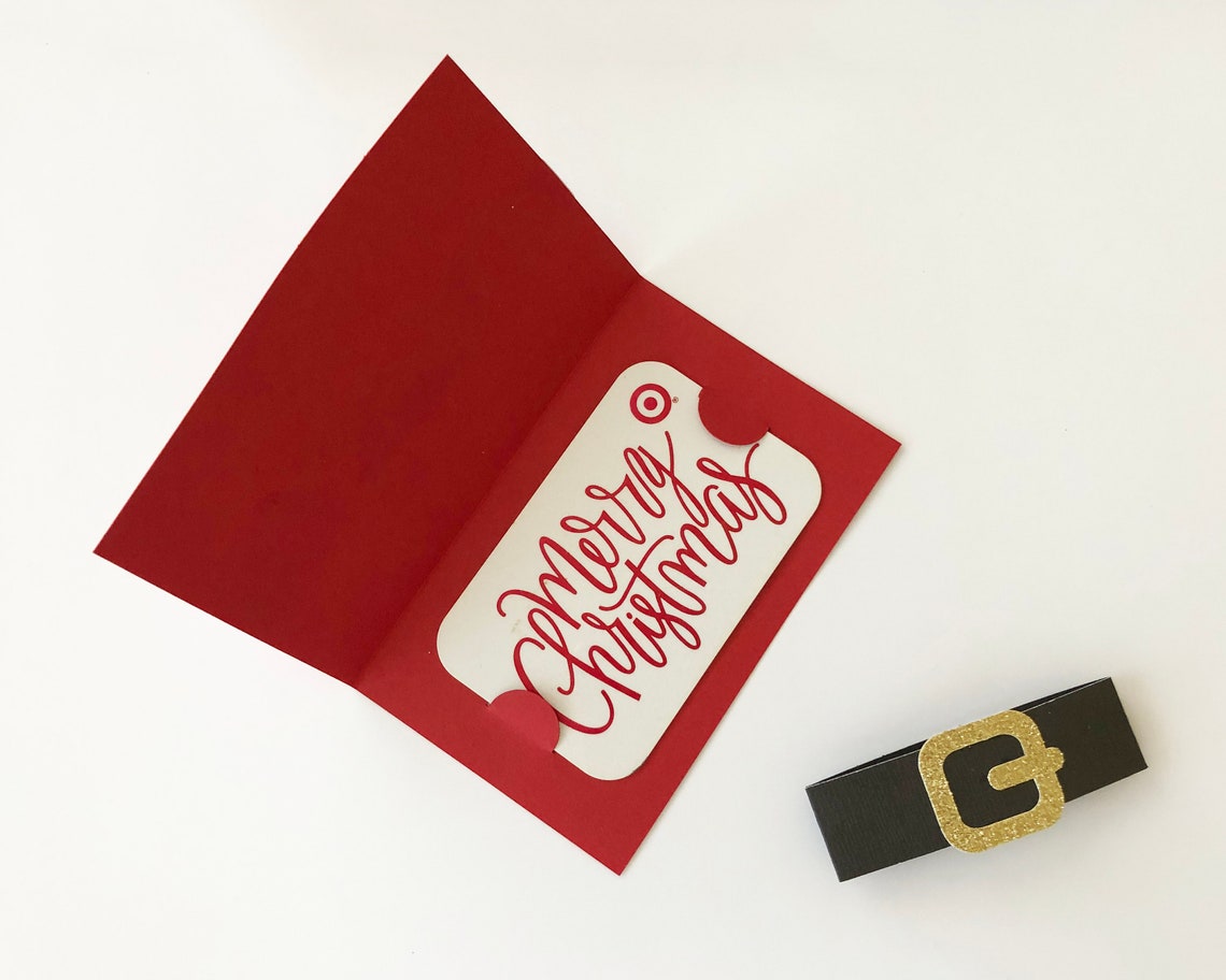Santa Gift Card Holder SVG Gift Card Holder SVG Santa Gift - Etsy