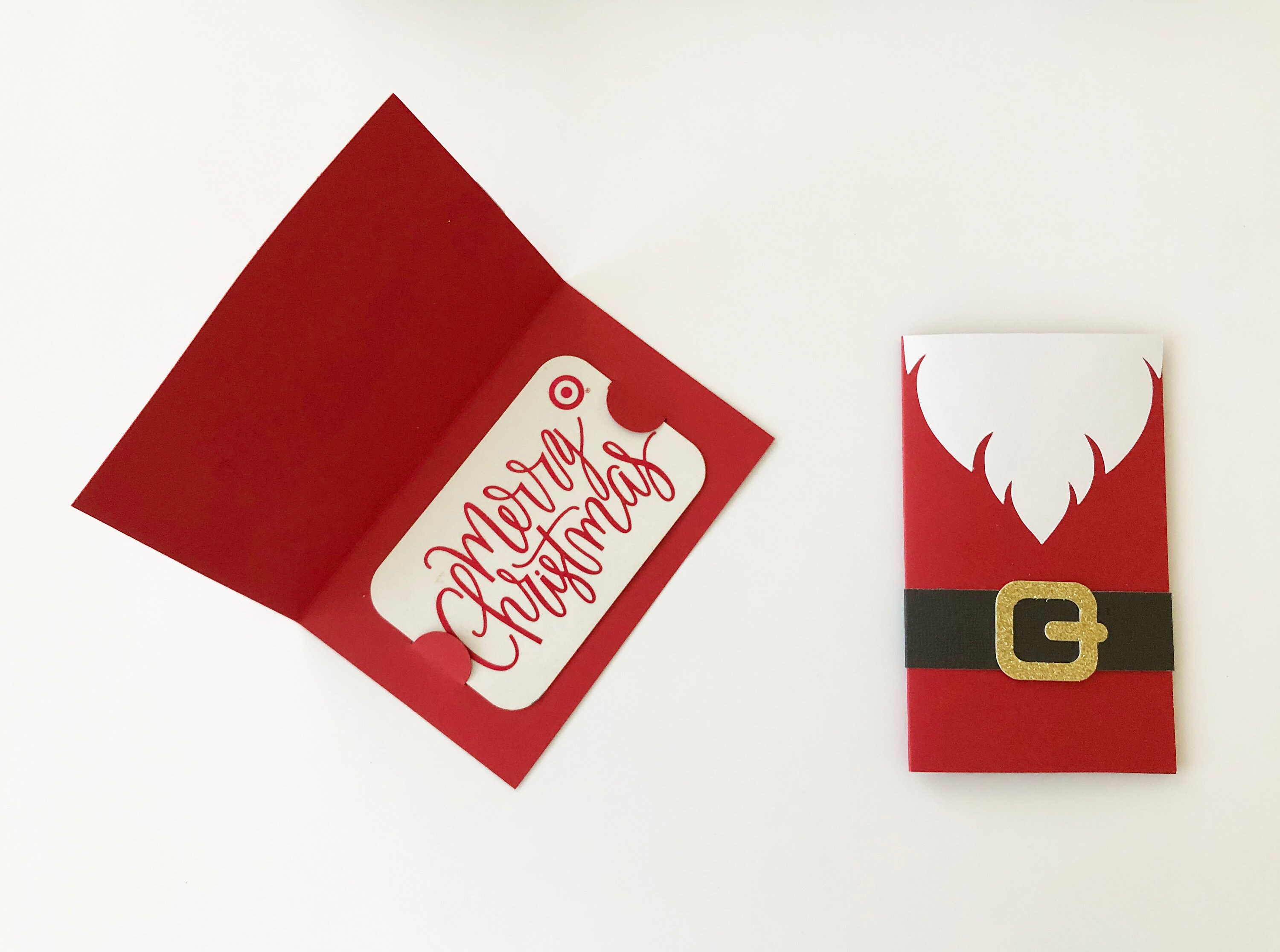 Santa Gift Card Holder SVG Gift Card Holder SVG Santa Gift - Etsy