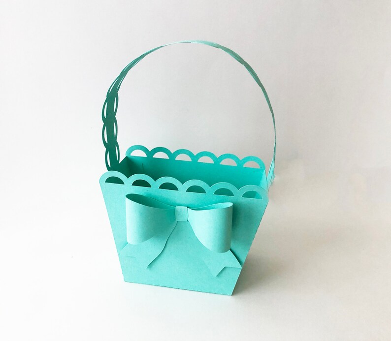 Bow Basket SVG Basket With Paper Bow SVG 3D Basket SVG - Etsy