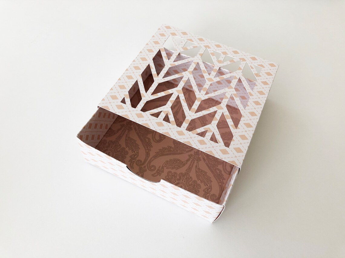 Drawer Box SVG Template Slide Box Template Jewelry Box - Etsy