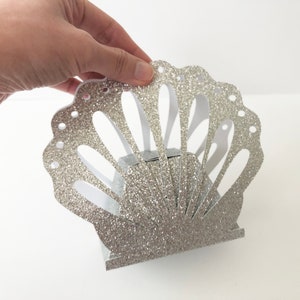 Shell Box SVG - Shell Gift Box SVG - Shell Favor Box Template - No Glue ...