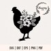 Floral Duck SVG - Duck SVG - Duck Flower Bouquet Svg - Floral Farm ...