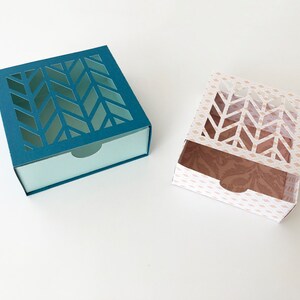 Drawer Box SVG Template - Slide Box Template - Jewelry Box Template ...