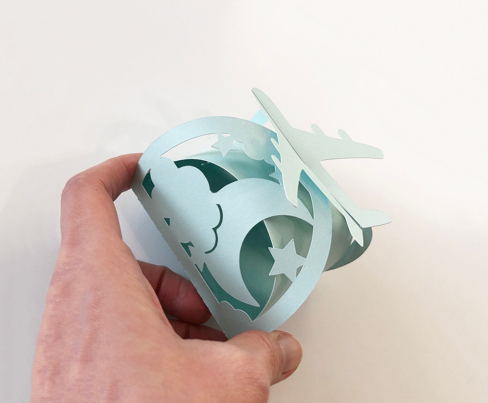 Airplane Box SVG Airplane Gift Box Template Twist Box SVG - Etsy