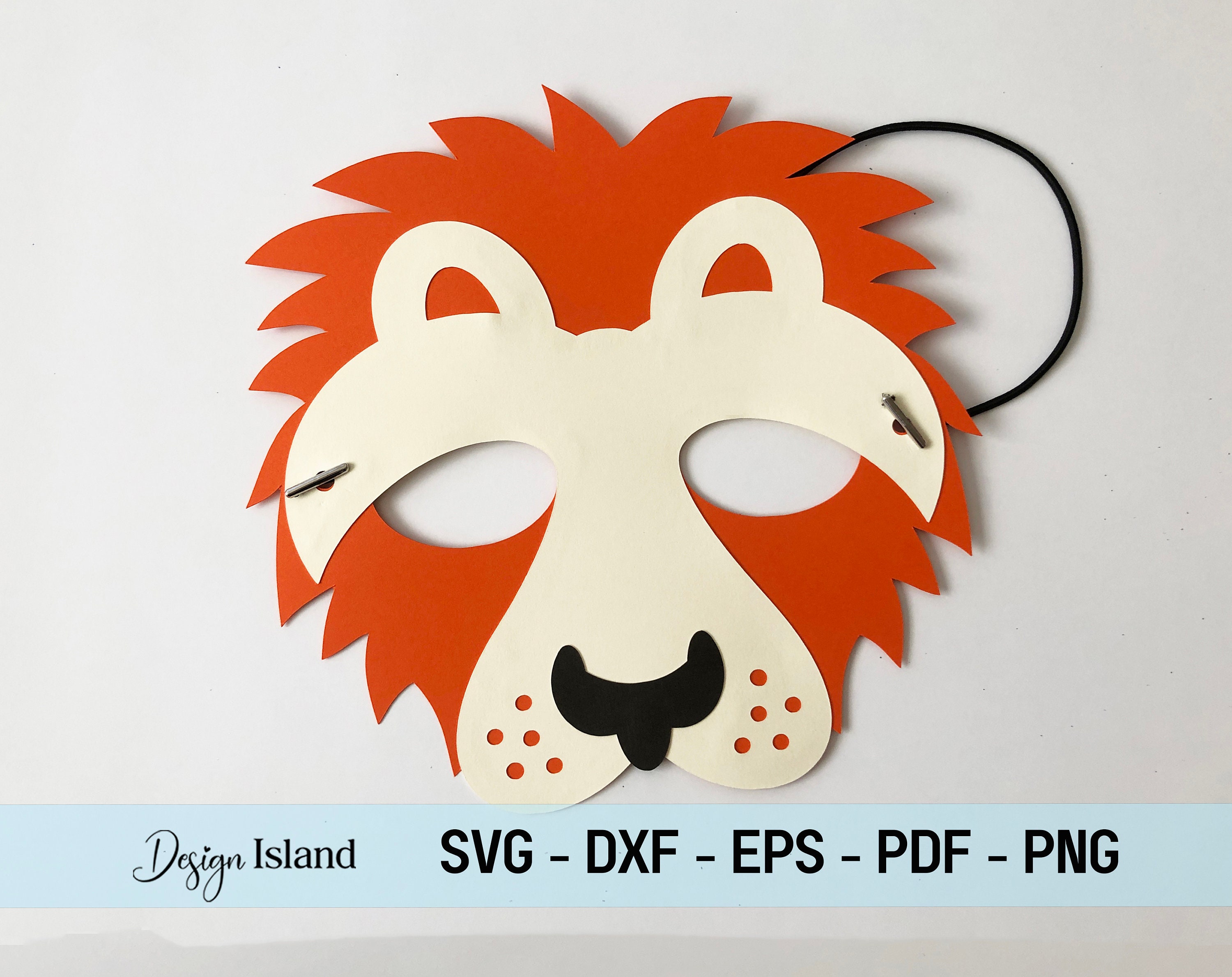 Lion Mask Template
