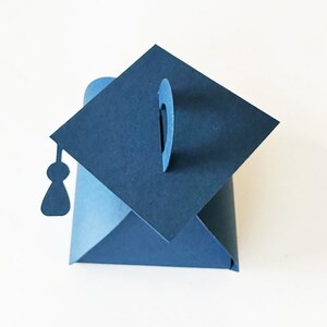 Graduation Cap Box SVG - Graduation Cap Gift Box Template - Twist Box ...
