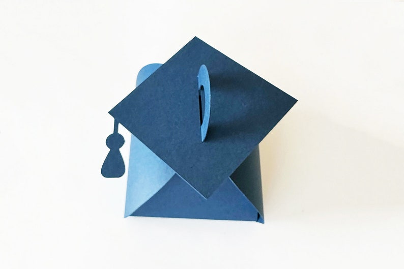 Graduation Cap Box SVG - Graduation Cap Gift Box Template - Twist Box ...