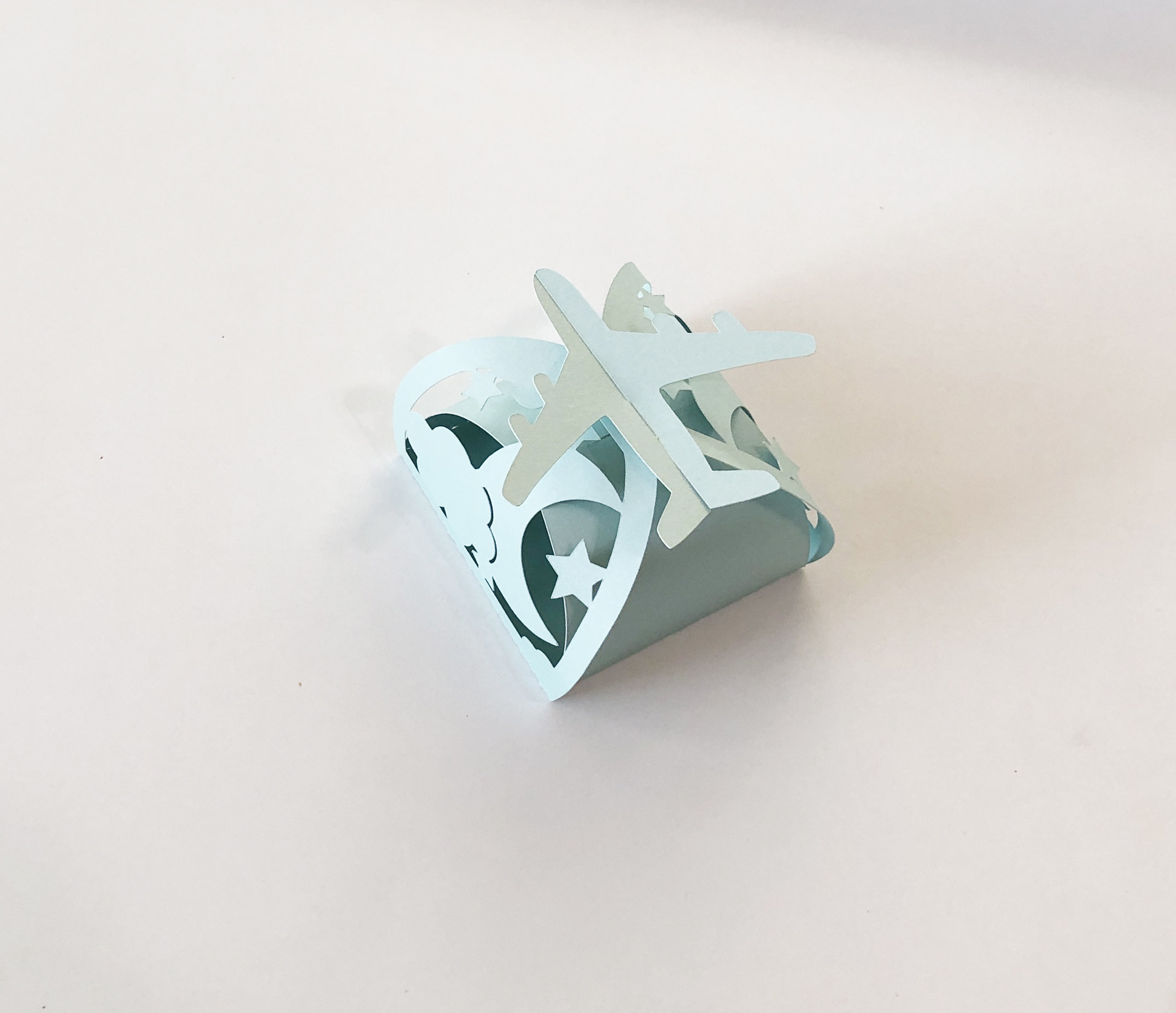 Airplane Box SVG Airplane Gift Box Template Twist Box SVG - Etsy