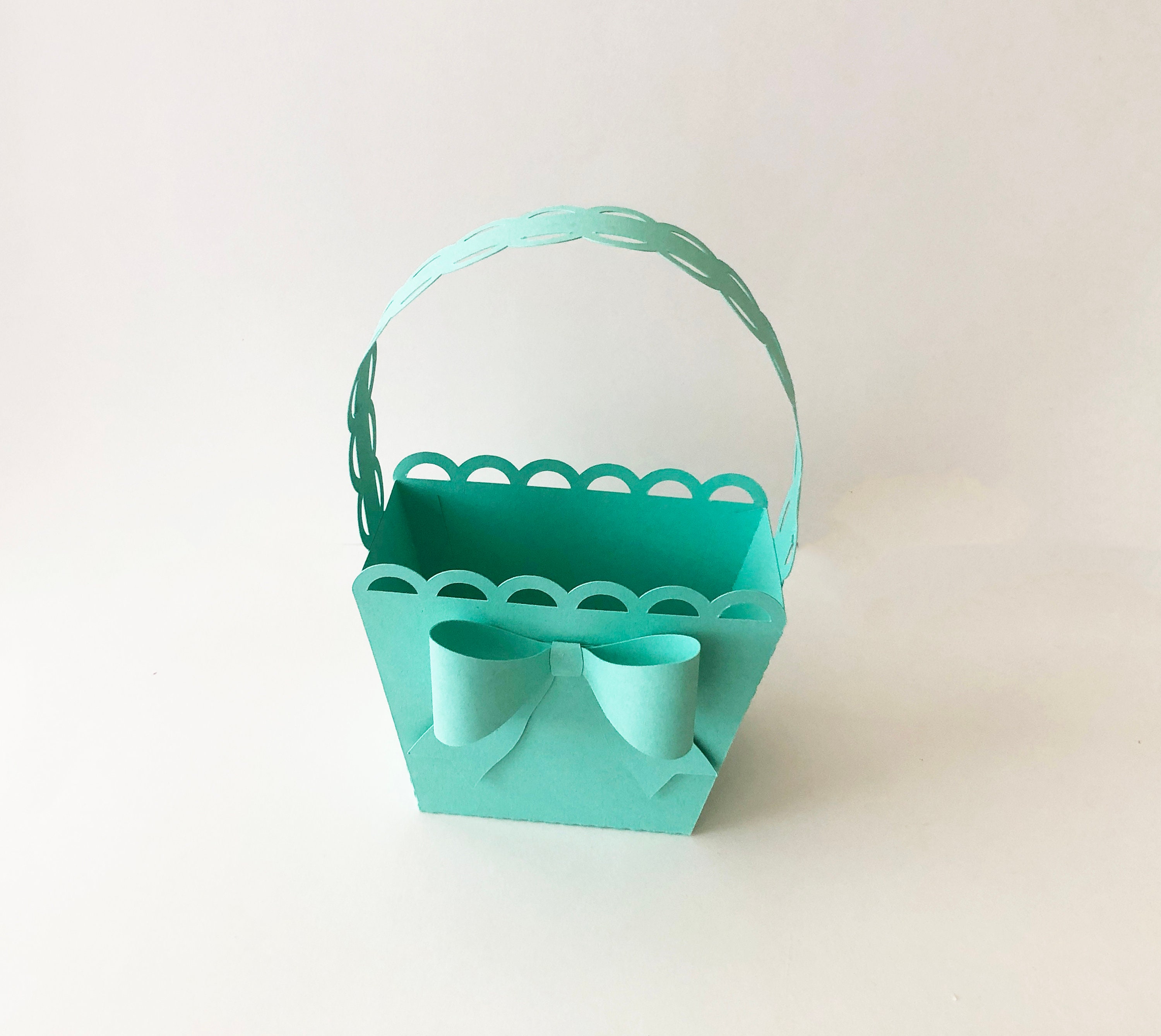 Bow Basket SVG Basket With Paper Bow SVG 3D Basket SVG - Etsy UK