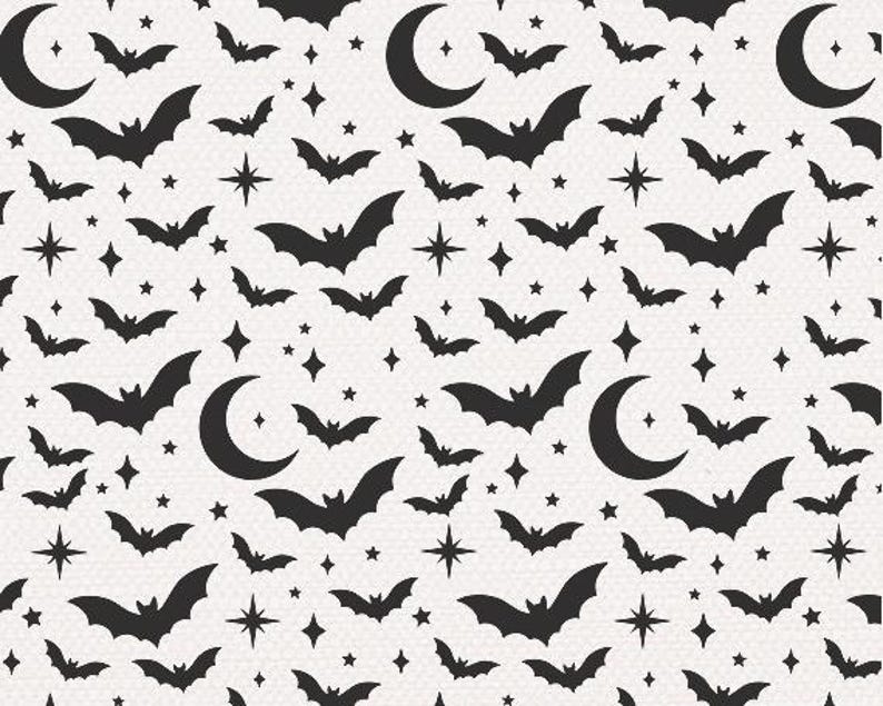 Bat Patterns SVG Bundle - Halloween Bat Patterns SVG - Seamless ...