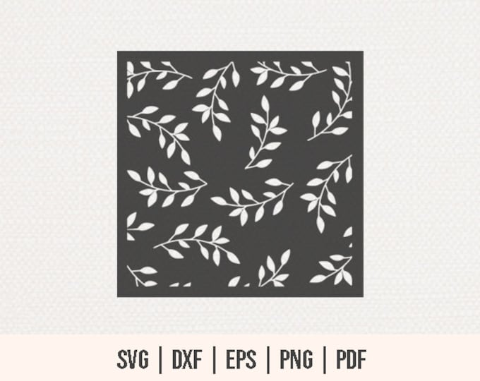 Leaves Seamless Pattern SVG - Leaf Pattern SVG - Foliage Pattern for ...