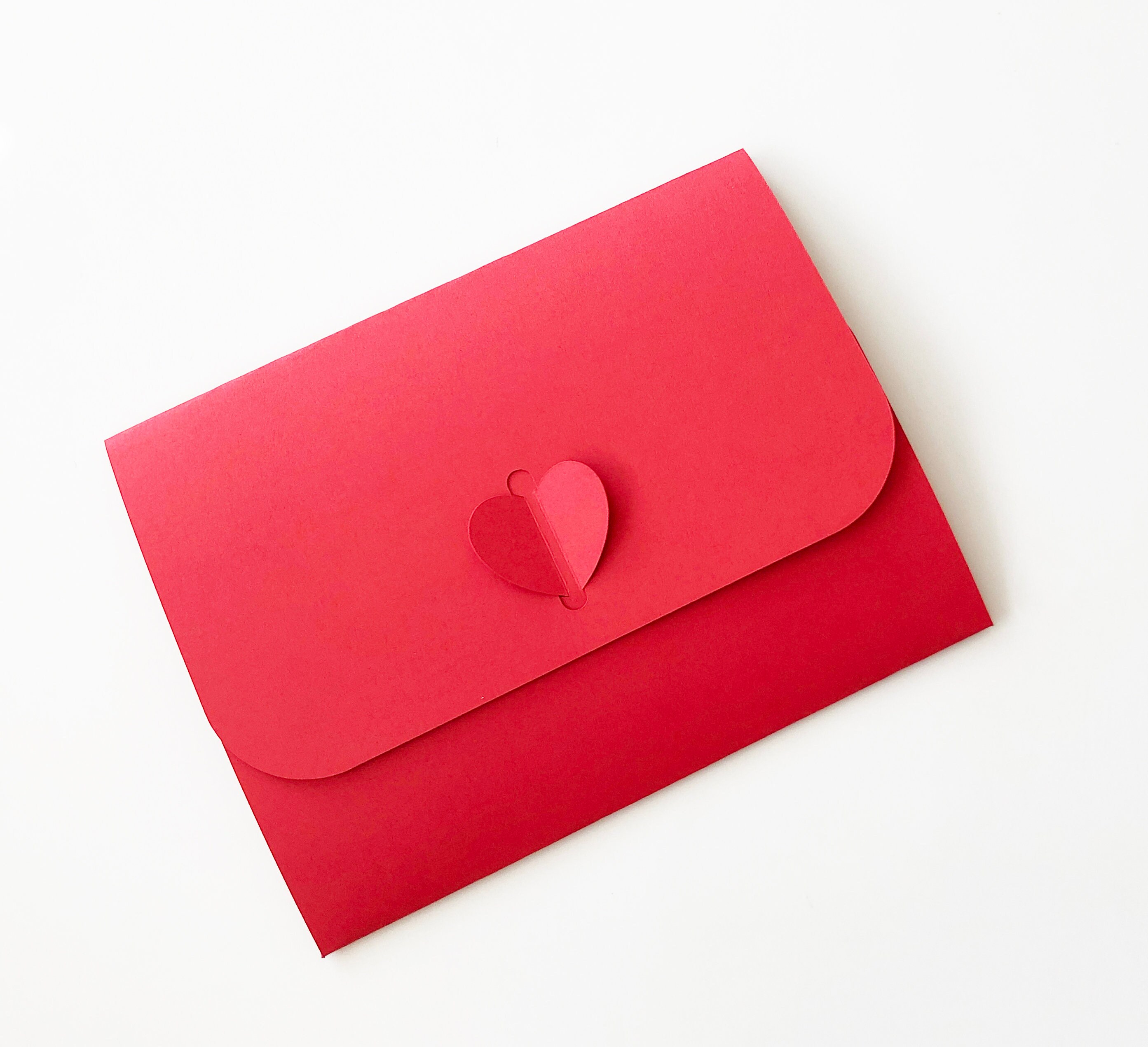 Heart Envelope Cut Files for Silhouette/ Cricut No Glue - Etsy