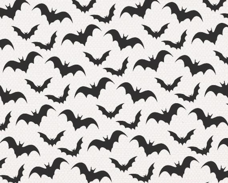 Bat Patterns SVG Bundle - Halloween Bat Patterns SVG - Seamless ...